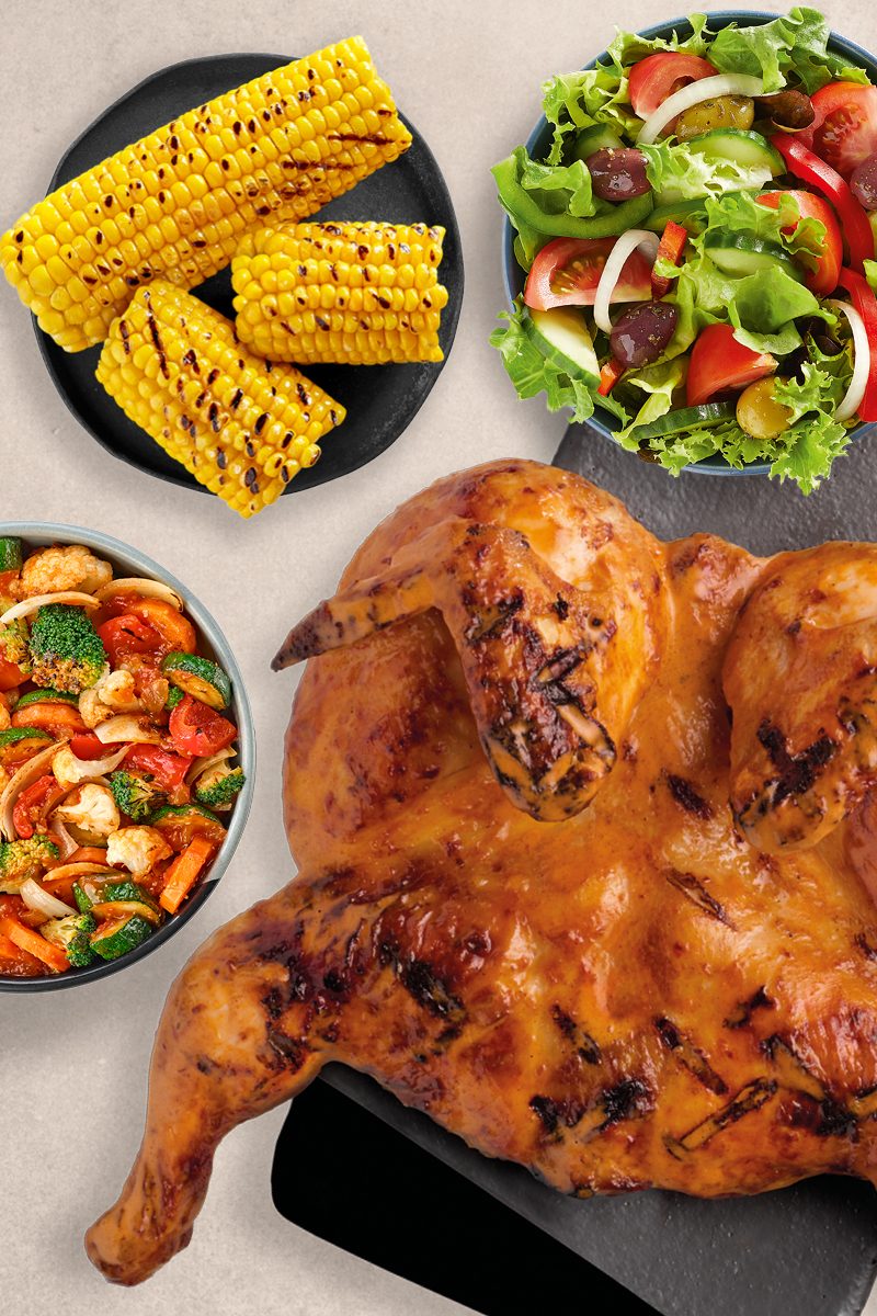 Full Chicken + any 3 Sharing Sides