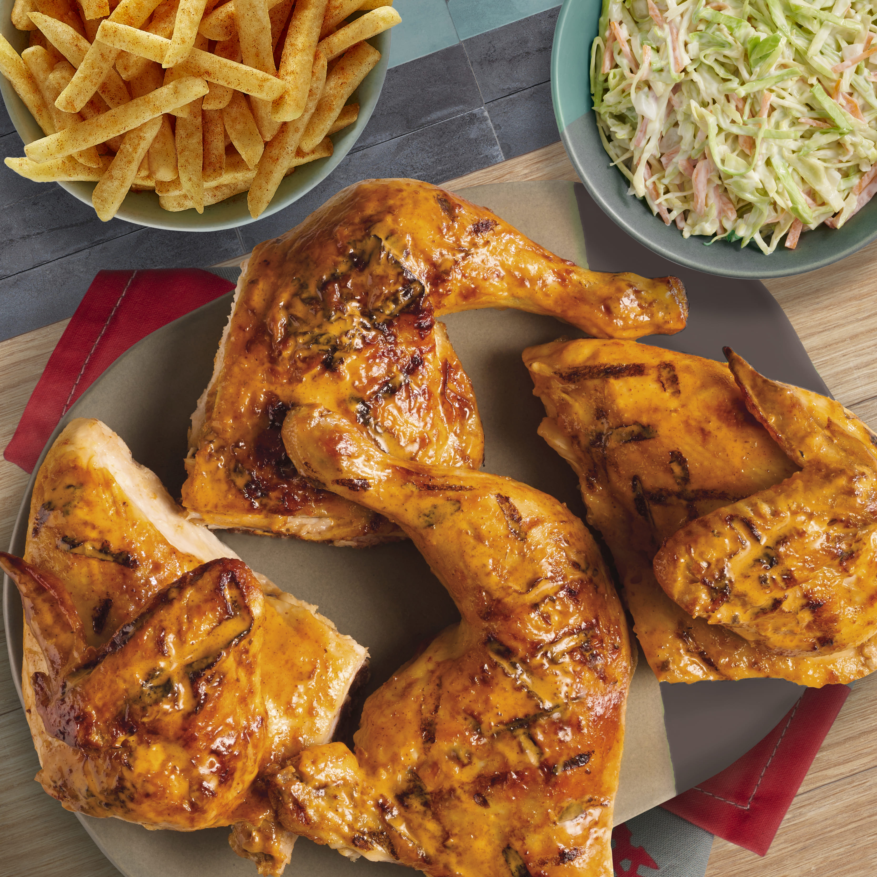 Full Chicken + 2 Sharing Sides