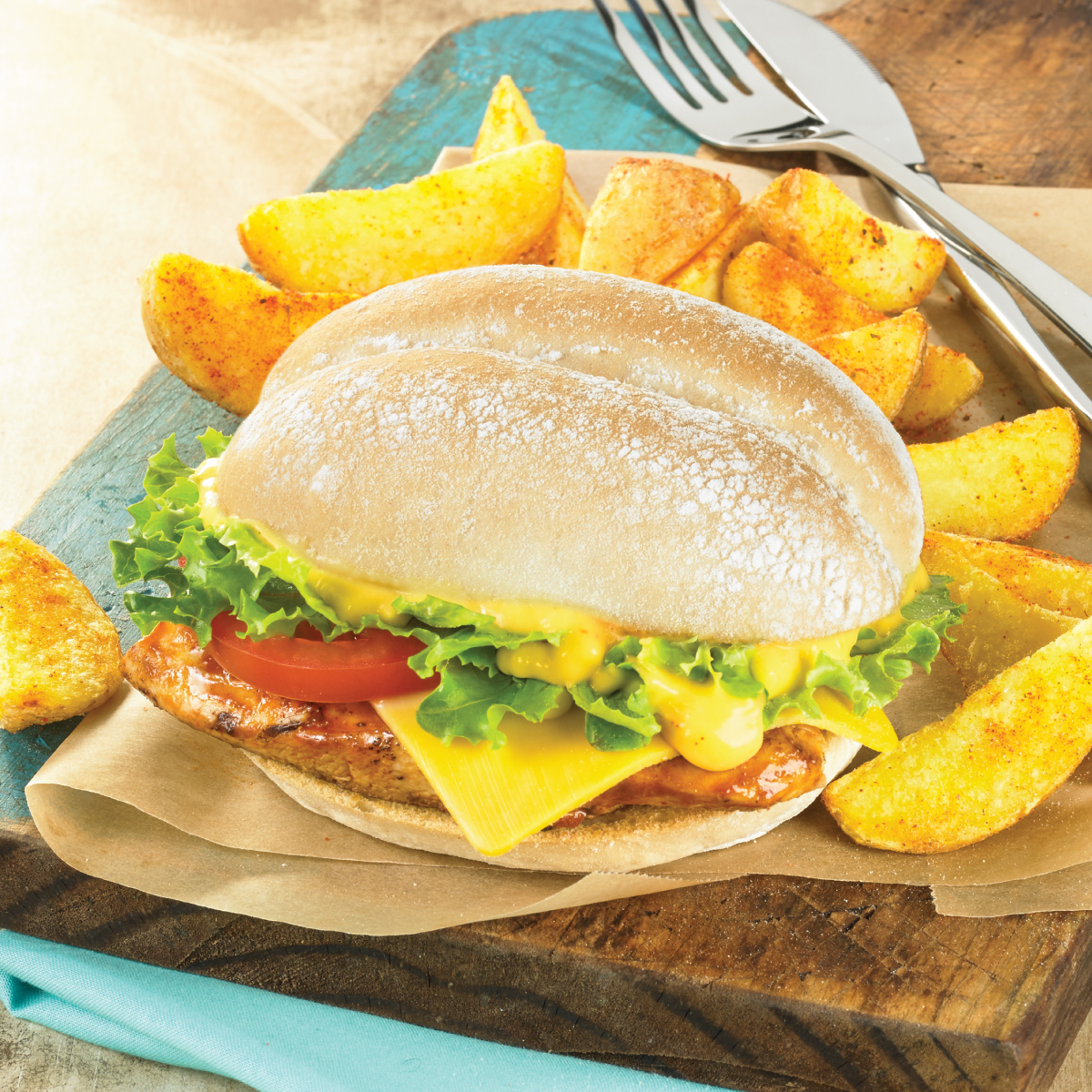 Cheese Carnival Burger & 1 Regular Side