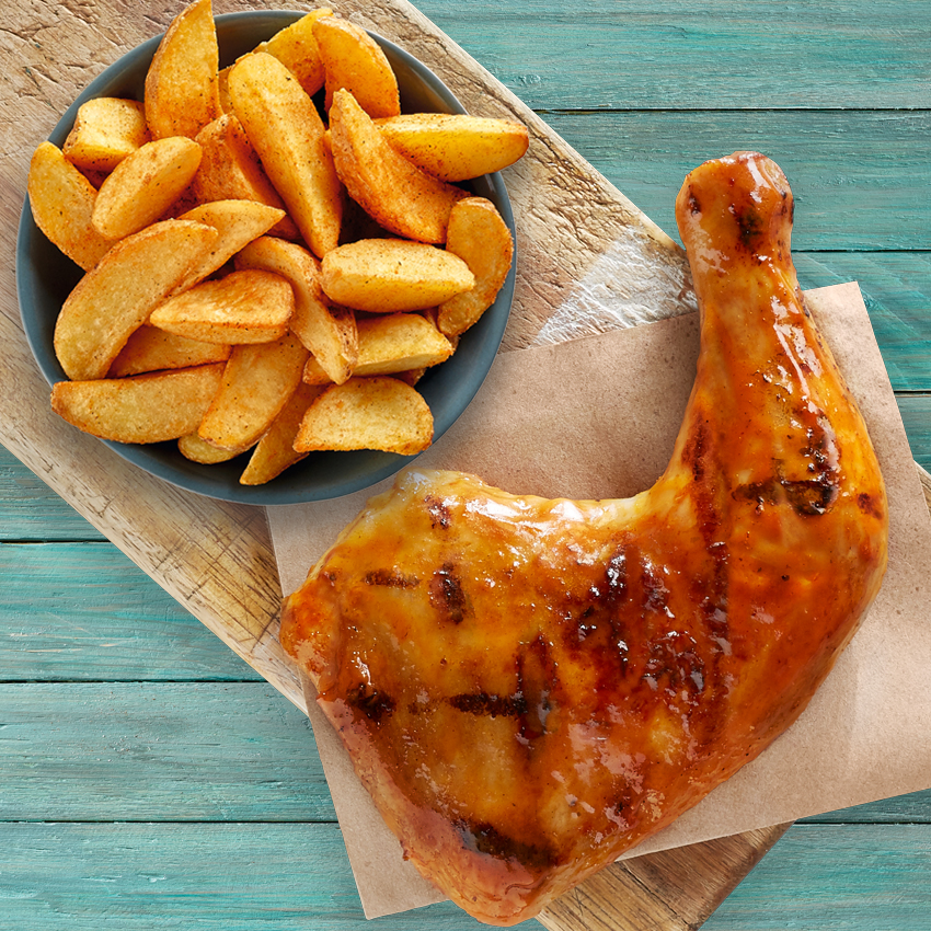 1/4 Chicken & 1 Regular Side